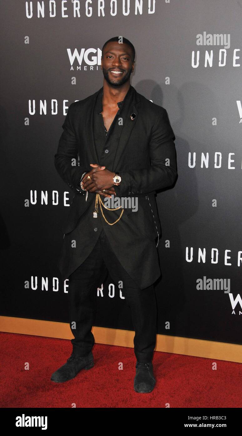 Aldis hodge underground hi-res stock photography and images - Alamy