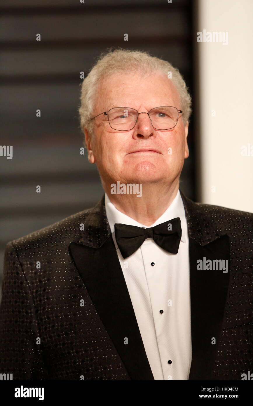 Beverly Hills, Us. 26th Feb, 2017. Sir Howard Stringer arrives at the ...