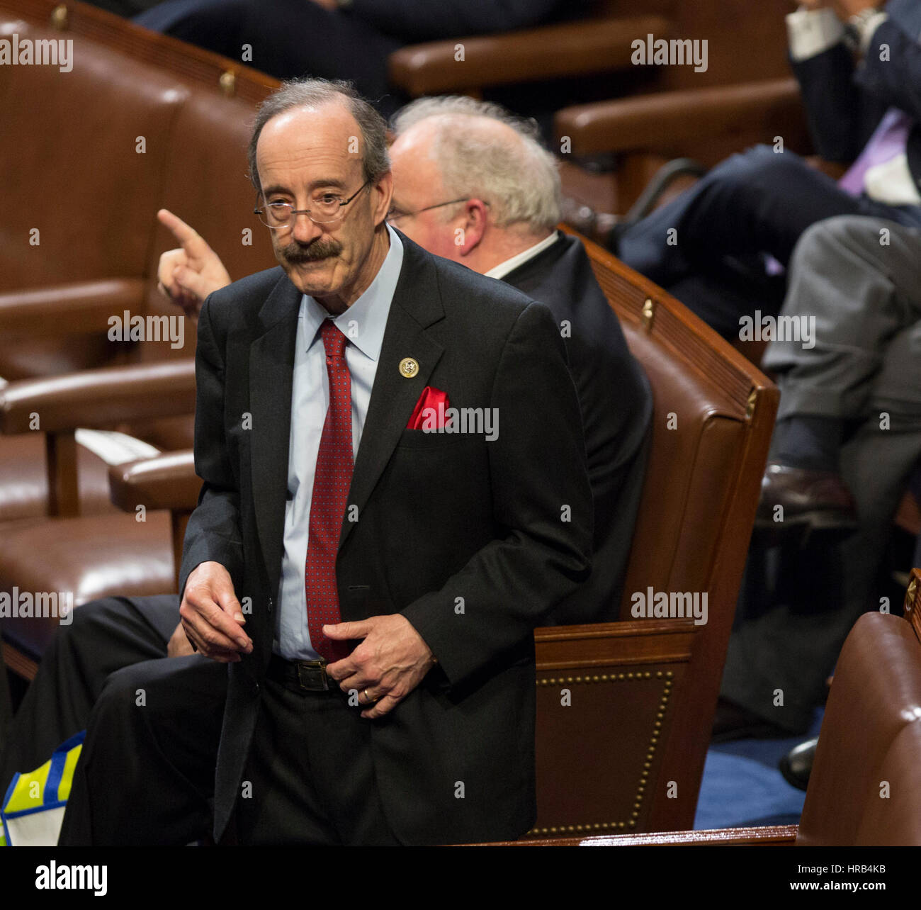United States Representative Eliot Engel (Democrat of New York) awaits ...