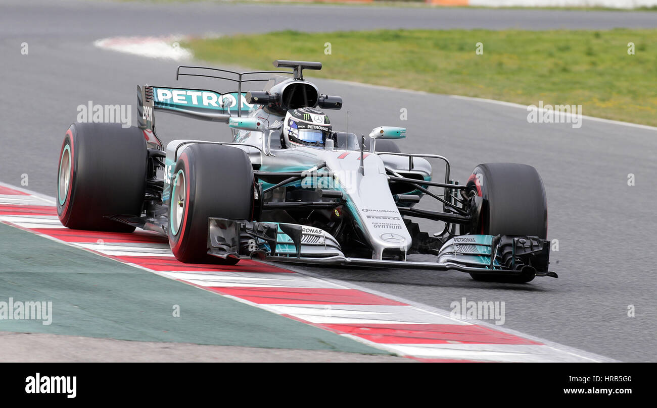 Barcelona, Spain. 01st Mar, 2017. Formula 1 pre-season test day 3 in ...