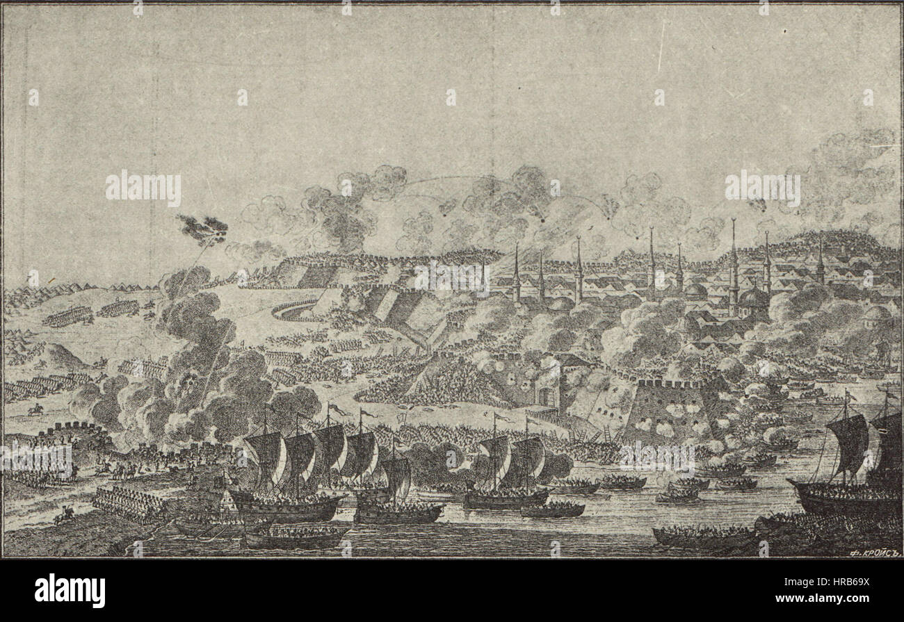 Siege of Izmail Fortress Stock Photo - Alamy