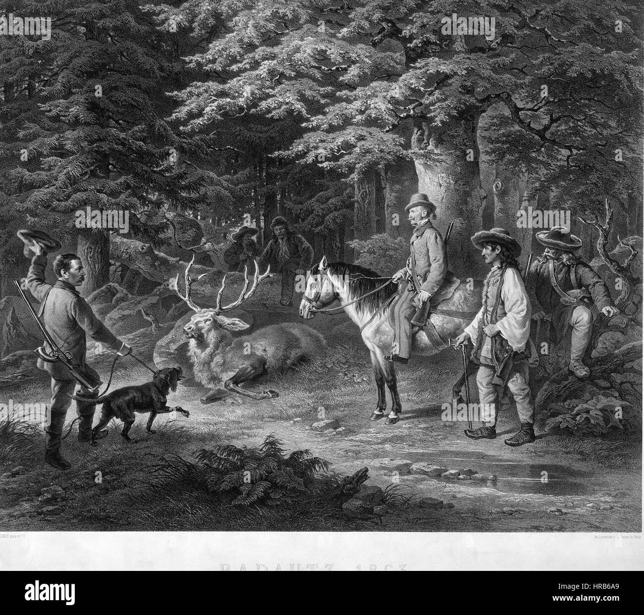 Radautz 1863 Litho Stock Photo - Alamy