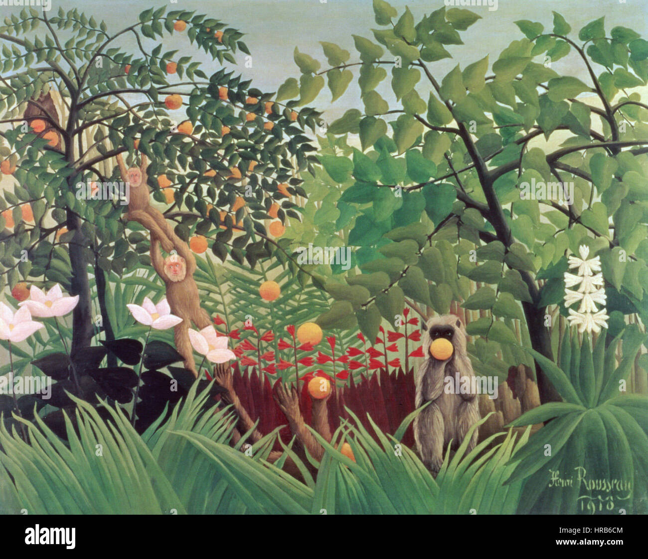 Rousseau, Exotic Landscape (1910 Stock Photo - Alamy