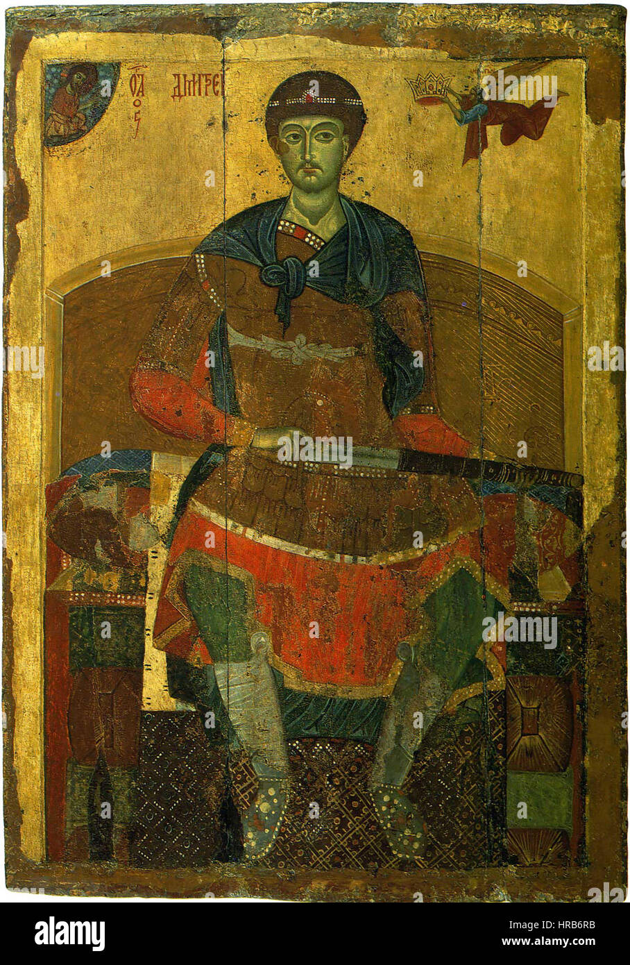 Saint demetrios painting hi-res stock photography and images - Alamy