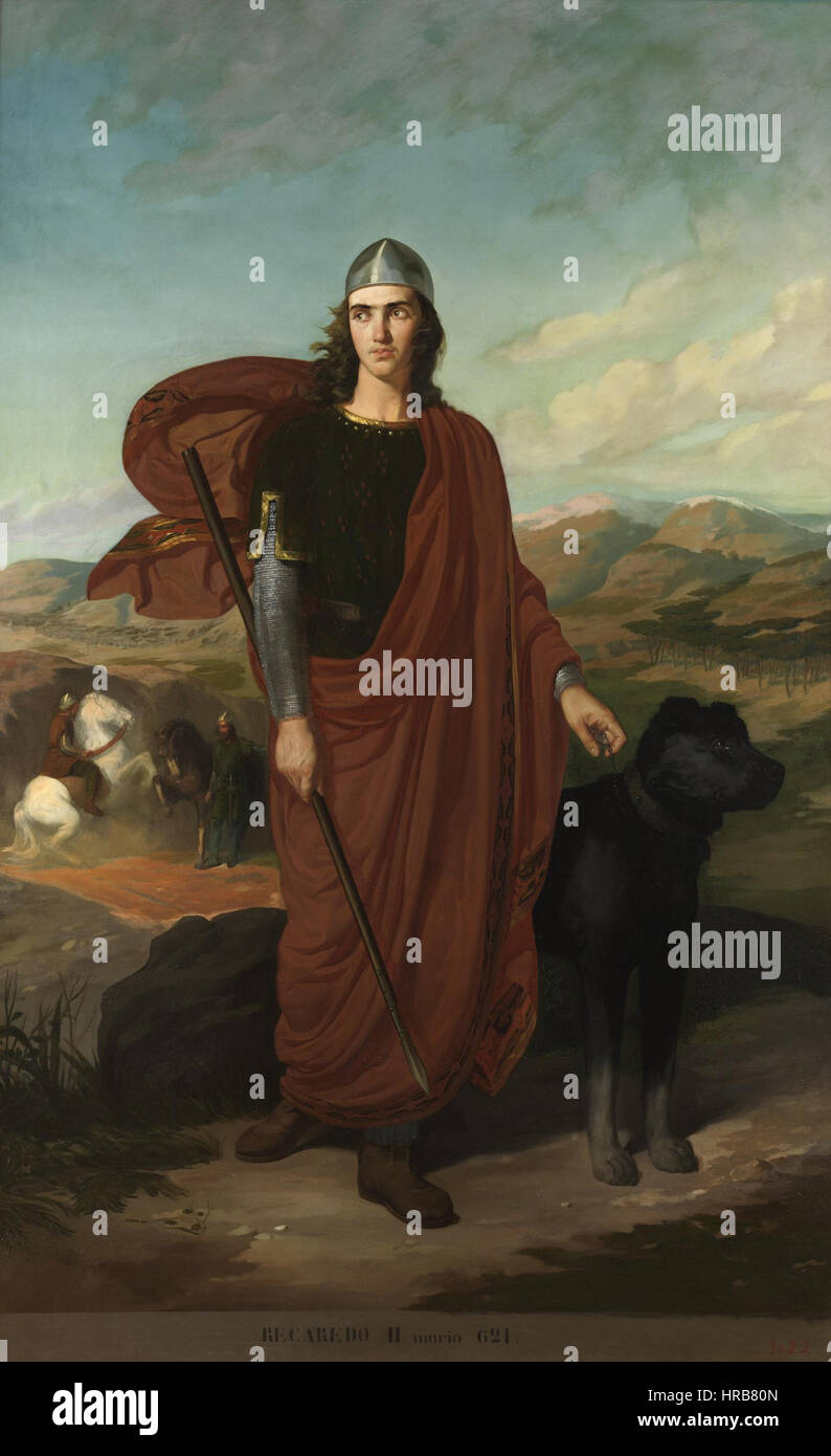 Recaredo II, rey de los Visigodos (Museo del Prado Stock Photo - Alamy