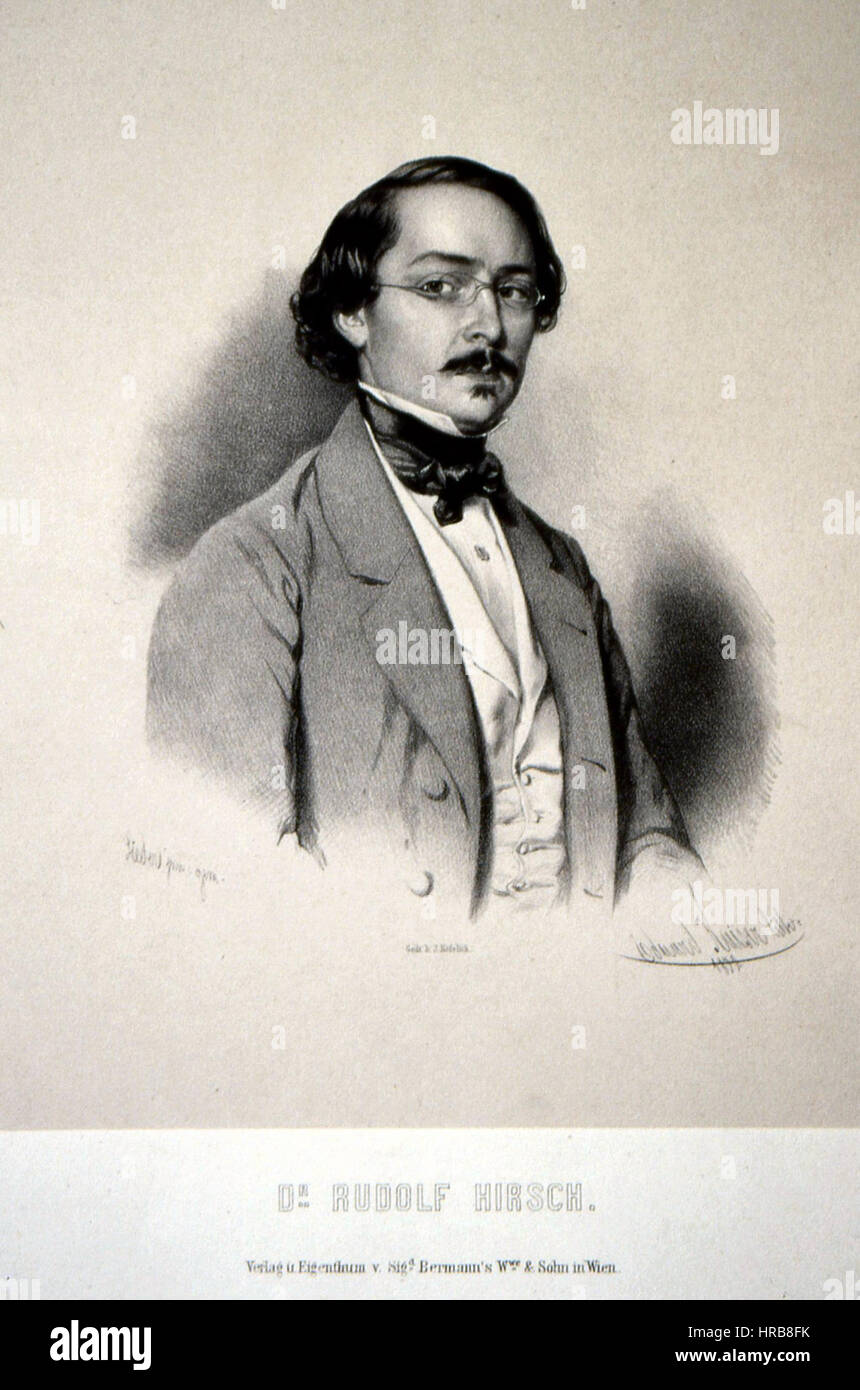 Rudolf Hirsch Litho Stock Photo - Alamy