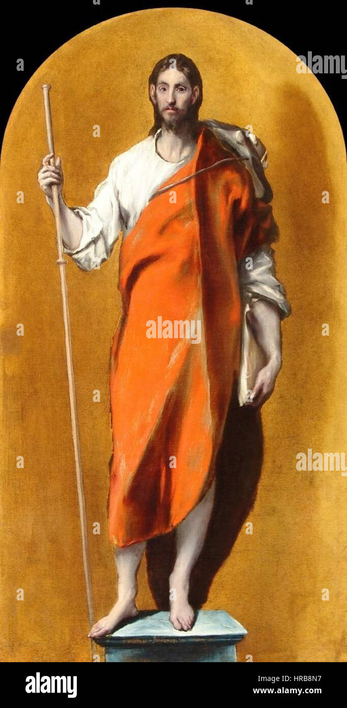 Santiago el Mayor peregrino, de El Greco. (Museo de Santa Cruz de ...