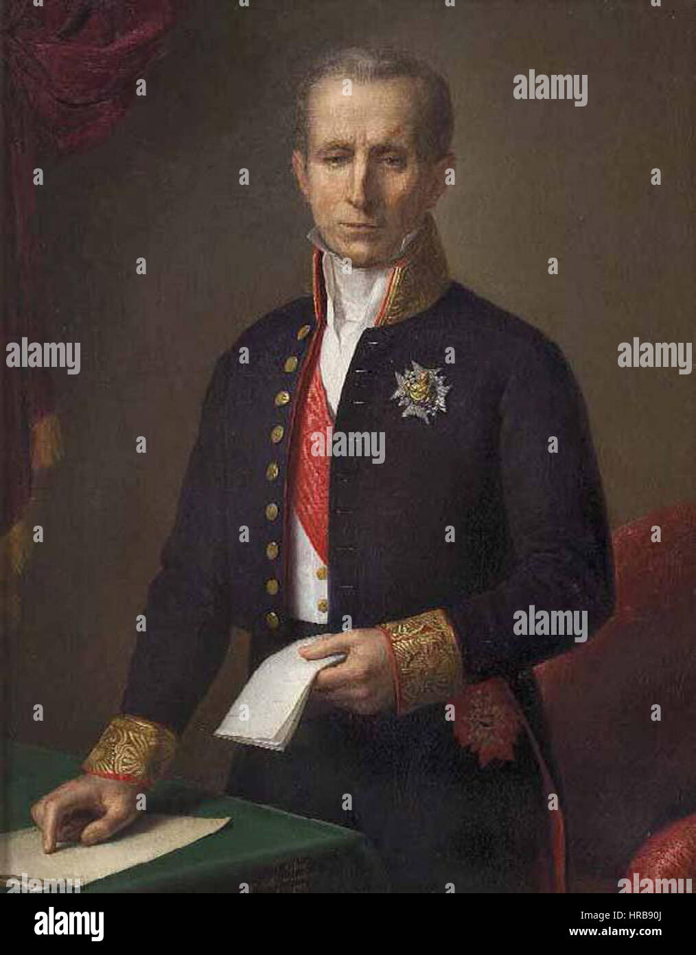 Ritratto del Marchese Carlo Caracciolo Stock Photo - Alamy