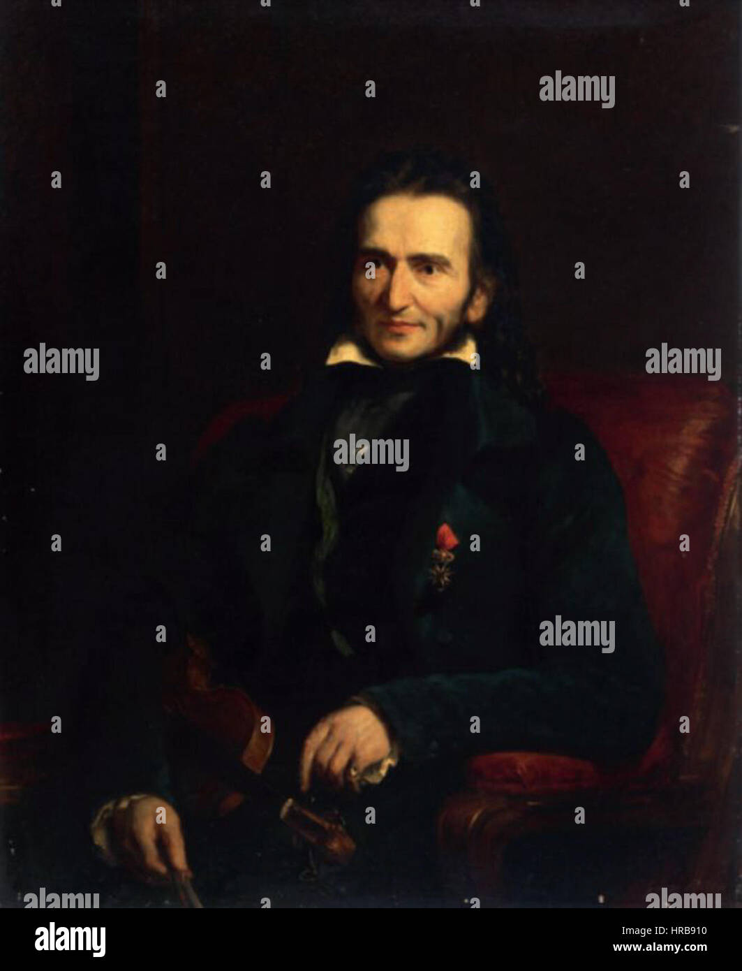 Ritratto di Niccolo Paganini Stock Photo - Alamy