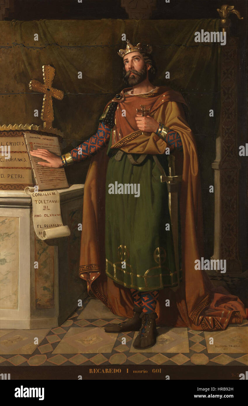 Recaredo I, rey de los Visigodos (Museo del Prado Stock Photo - Alamy
