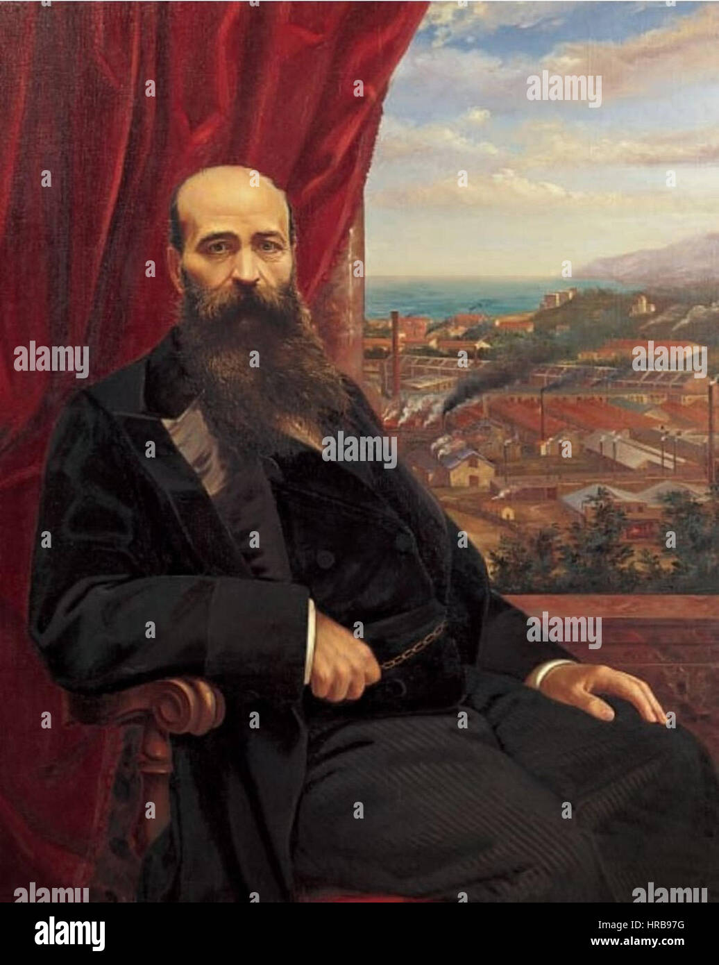 Ritratto di ferdinando Maria Perrone Stock Photo - Alamy