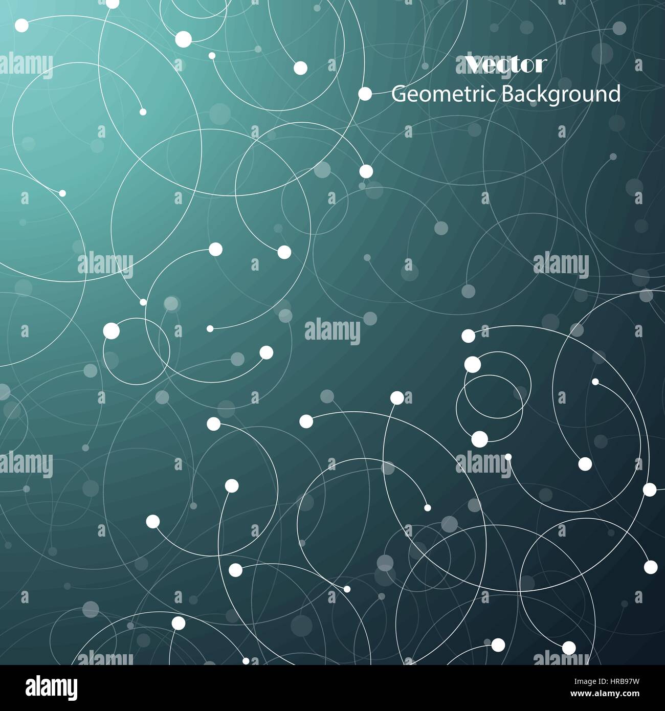 Abstract network green background with connected lines Stock Vector ...