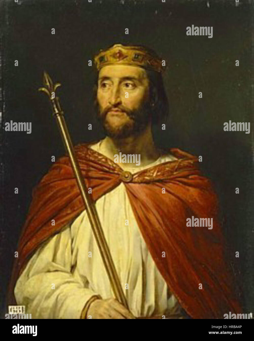 Rouget - Charles III of France Stock Photo - Alamy