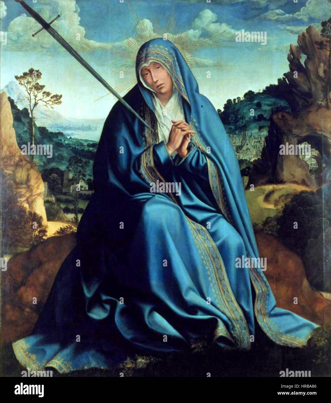 Quentin Metsys - Virgem das Dores Stock Photo - Alamy