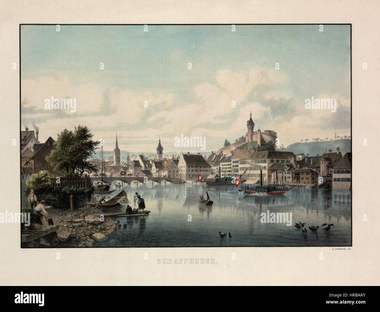 Schaffhausen by Labhardt Stock Photo - Alamy