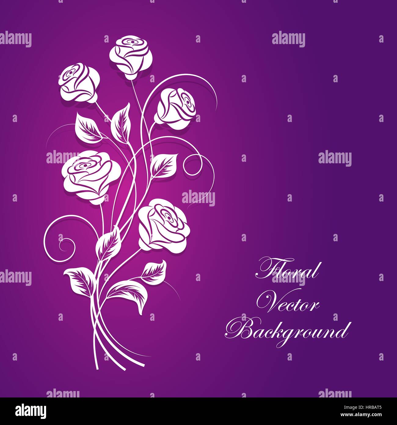 Simple floral background Stock Vector Image & Art - Alamy