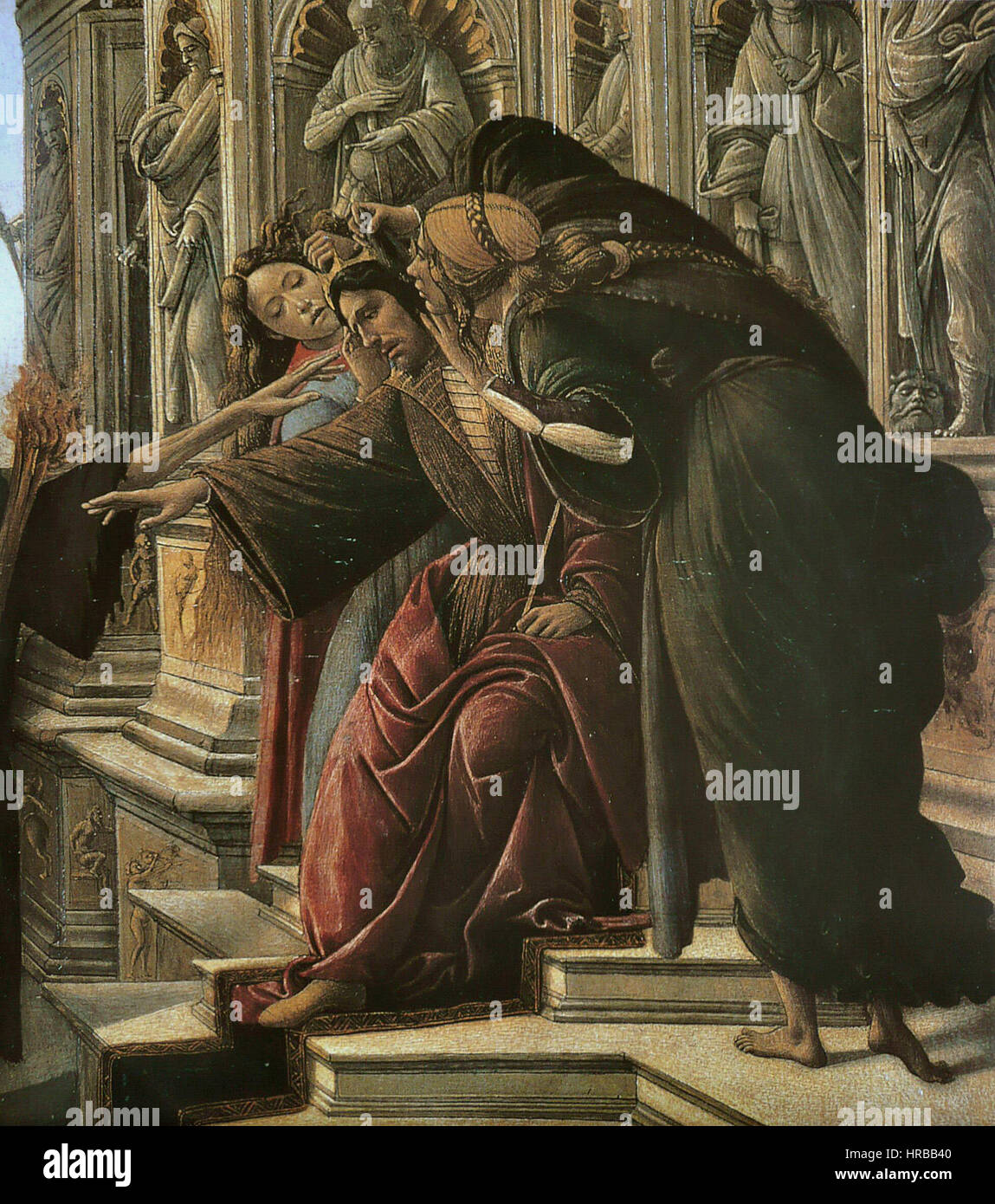 Sandro Botticelli - La Calomnie d'Apelle Stock Photo - Alamy