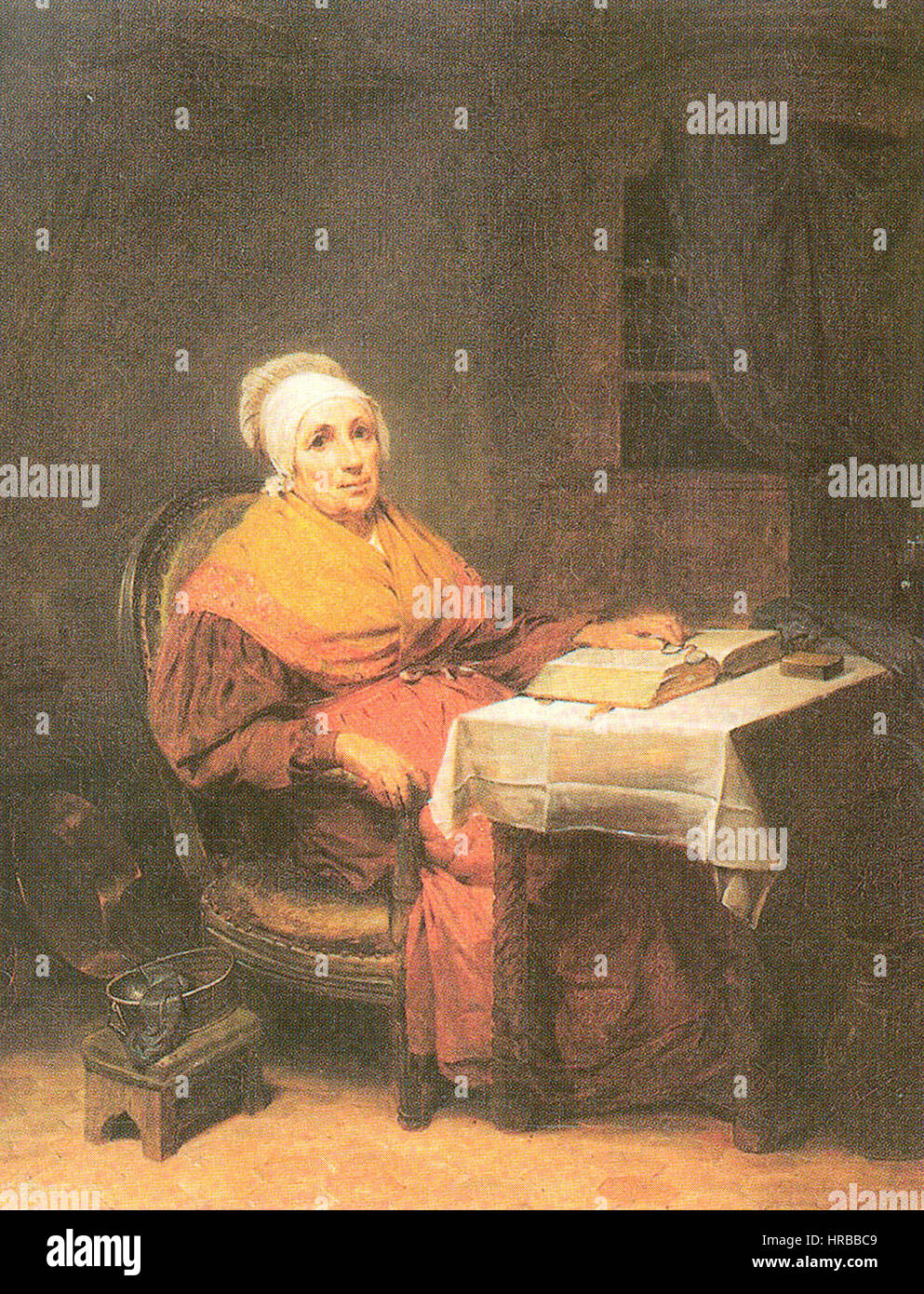 Robert Wilhelm Ekman - Reading woman Stock Photo - Alamy