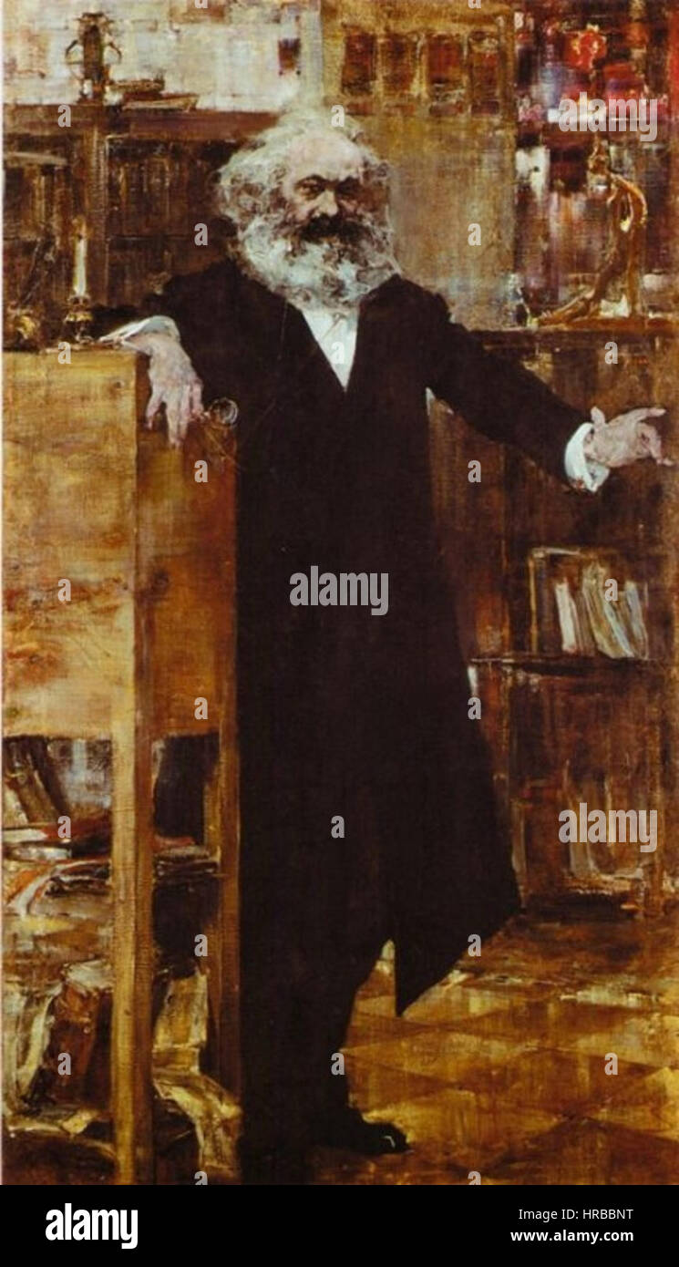 Karl marx painting hi-res stock photography and images - Alamy