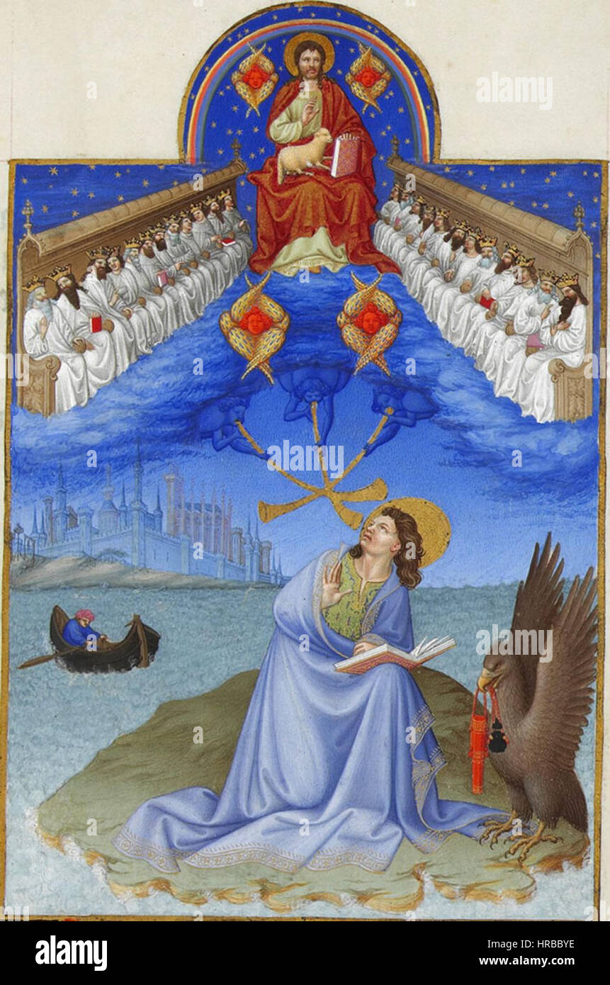 Saint John on Patmos Stock Photo - Alamy