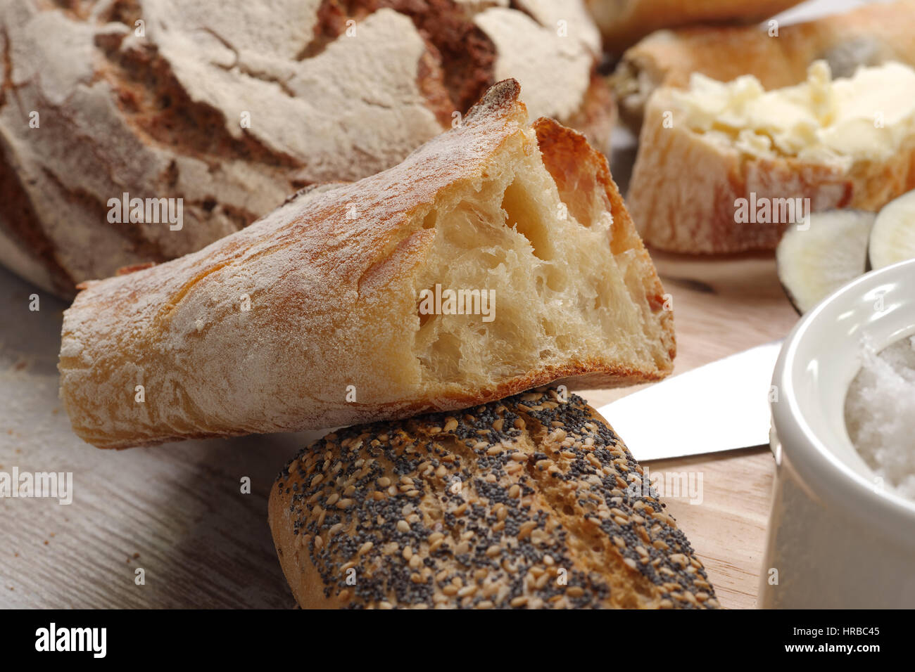 a close up of the traditional french bread Stock Photo - Alamy