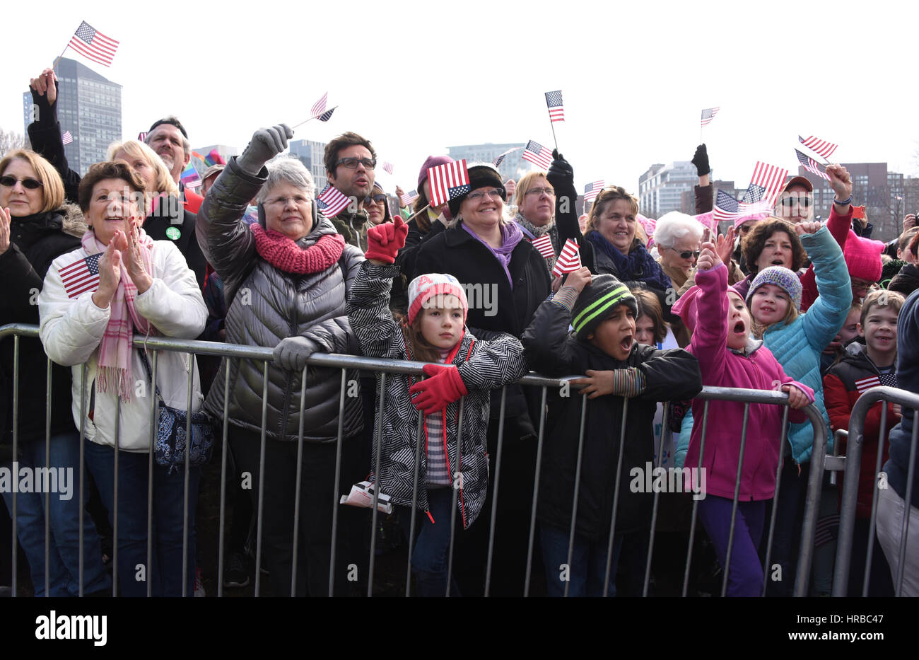 Boston Women's March for America Stock Photo - Alamy