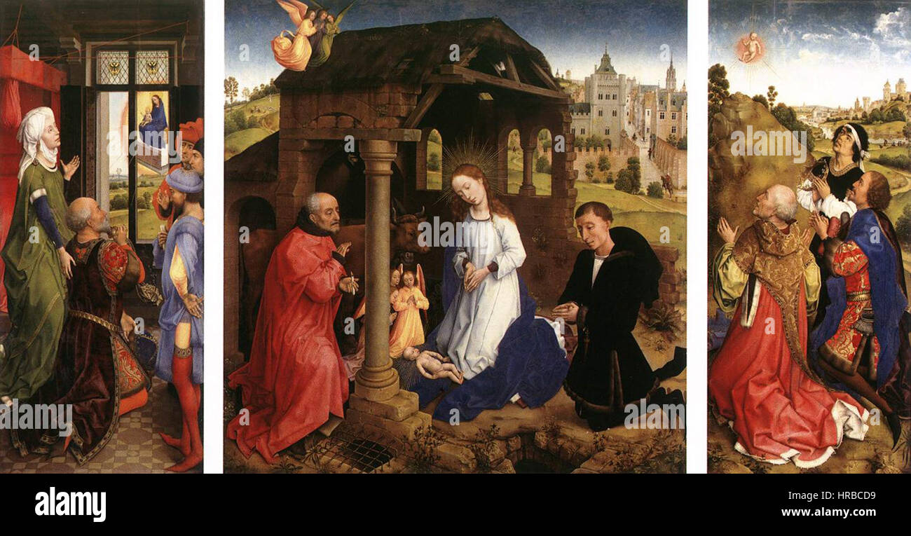 Rogier van der Weyden - Bladelin Triptych - WGA25617 Stock Photo - Alamy