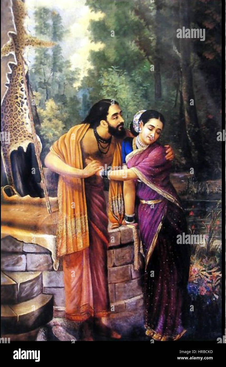 Ravi Varma-Arjuna and Subhadra Stock Photo - Alamy