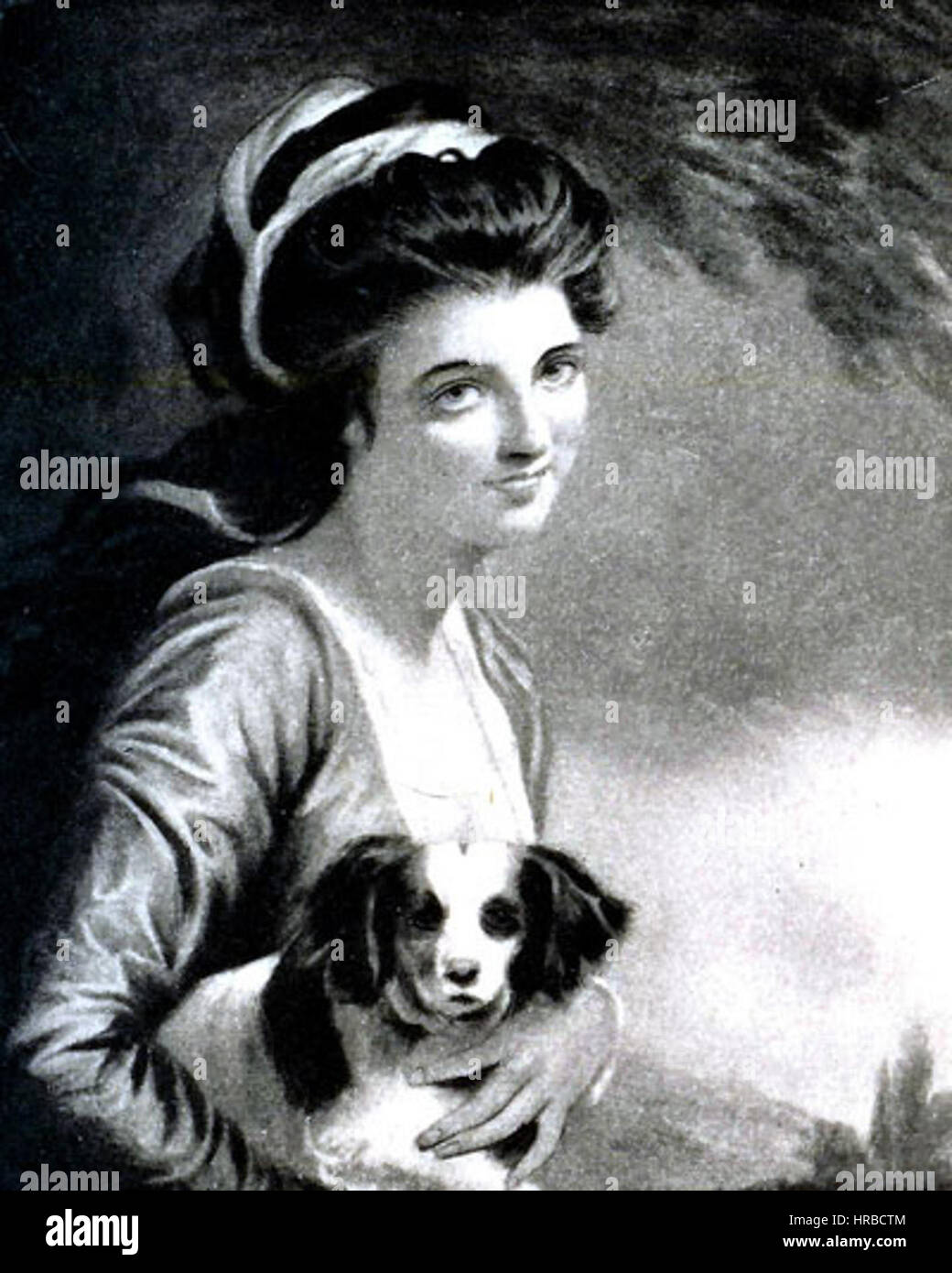 Romney - Emma, Lady Hamilton Stock Photo - Alamy