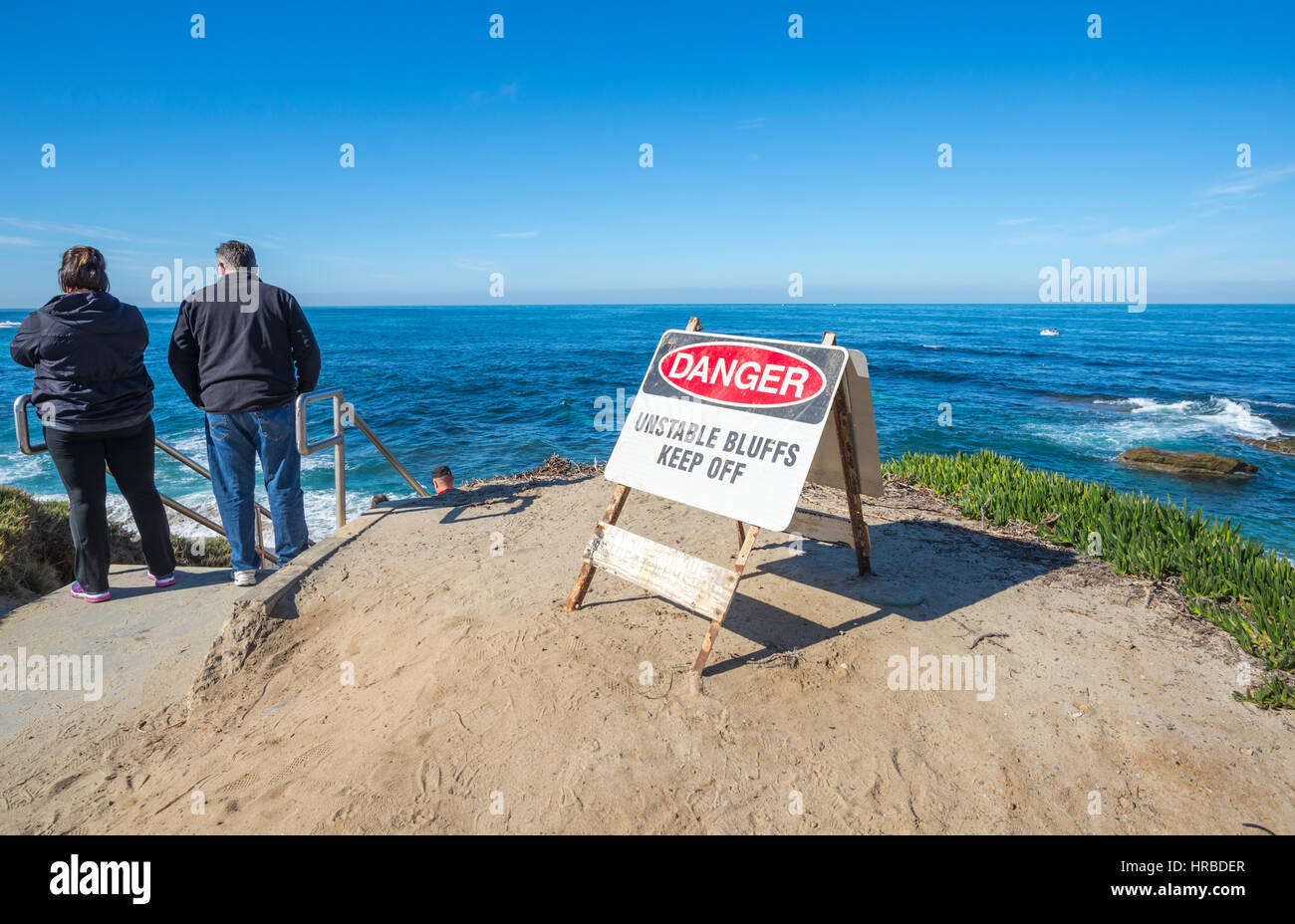 Coastal warning sign hi-res stock photography and images - Alamy