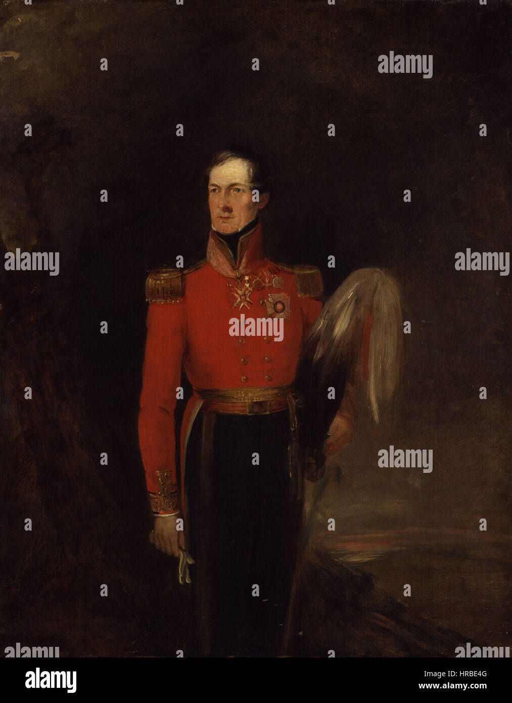 Sir Thomas Reynell, 6th Bt by William Salter Stock Photo - Alamy