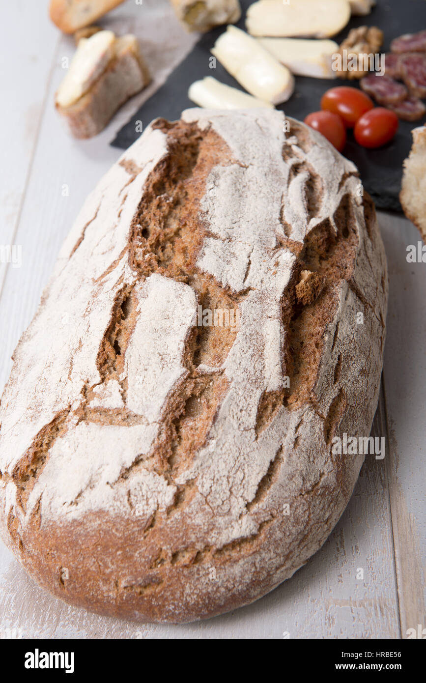 a close up of the traditional french bread Stock Photo - Alamy