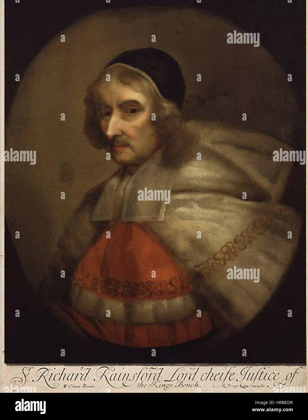 Sir Richard Rainsford Stock Photo - Alamy