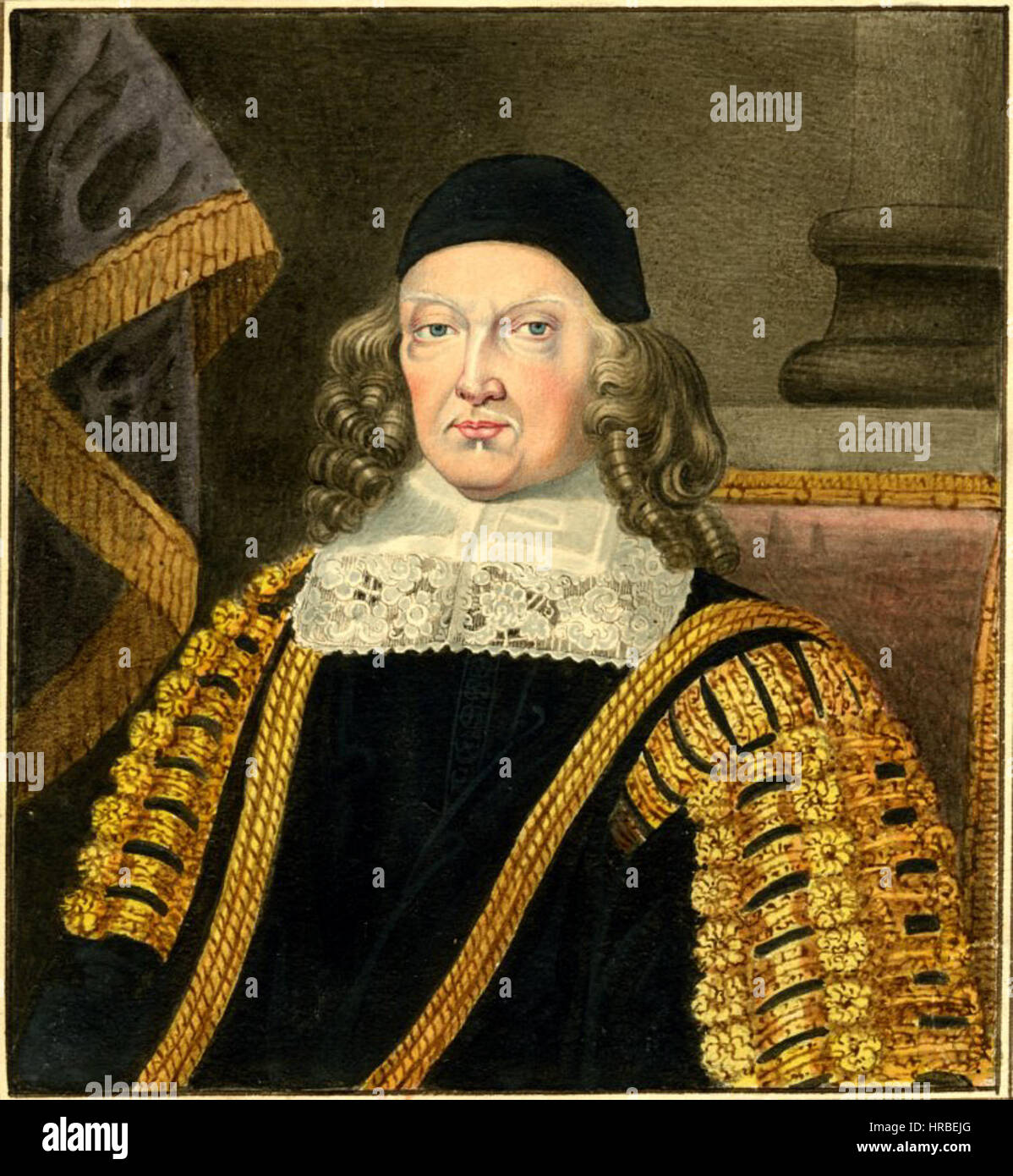 Sir Harbottle Grimston Master of the Rolls by Sylvester Harding Stock ...