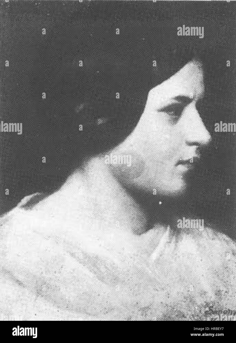 Simonyi Female portrait 1856 Stock Photo - Alamy