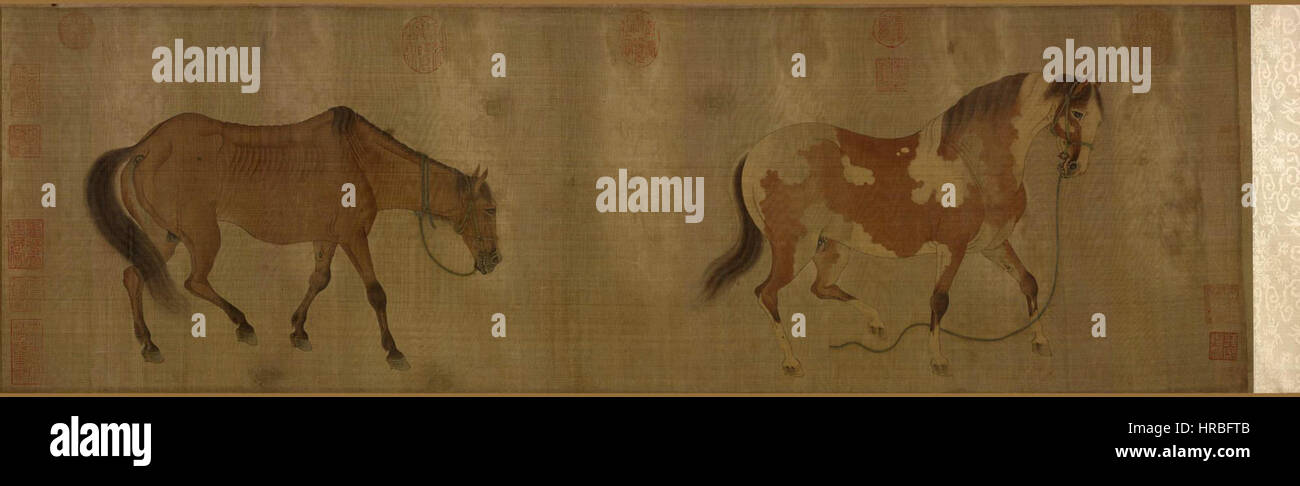 Ren Renfa horse Stock Photo - Alamy