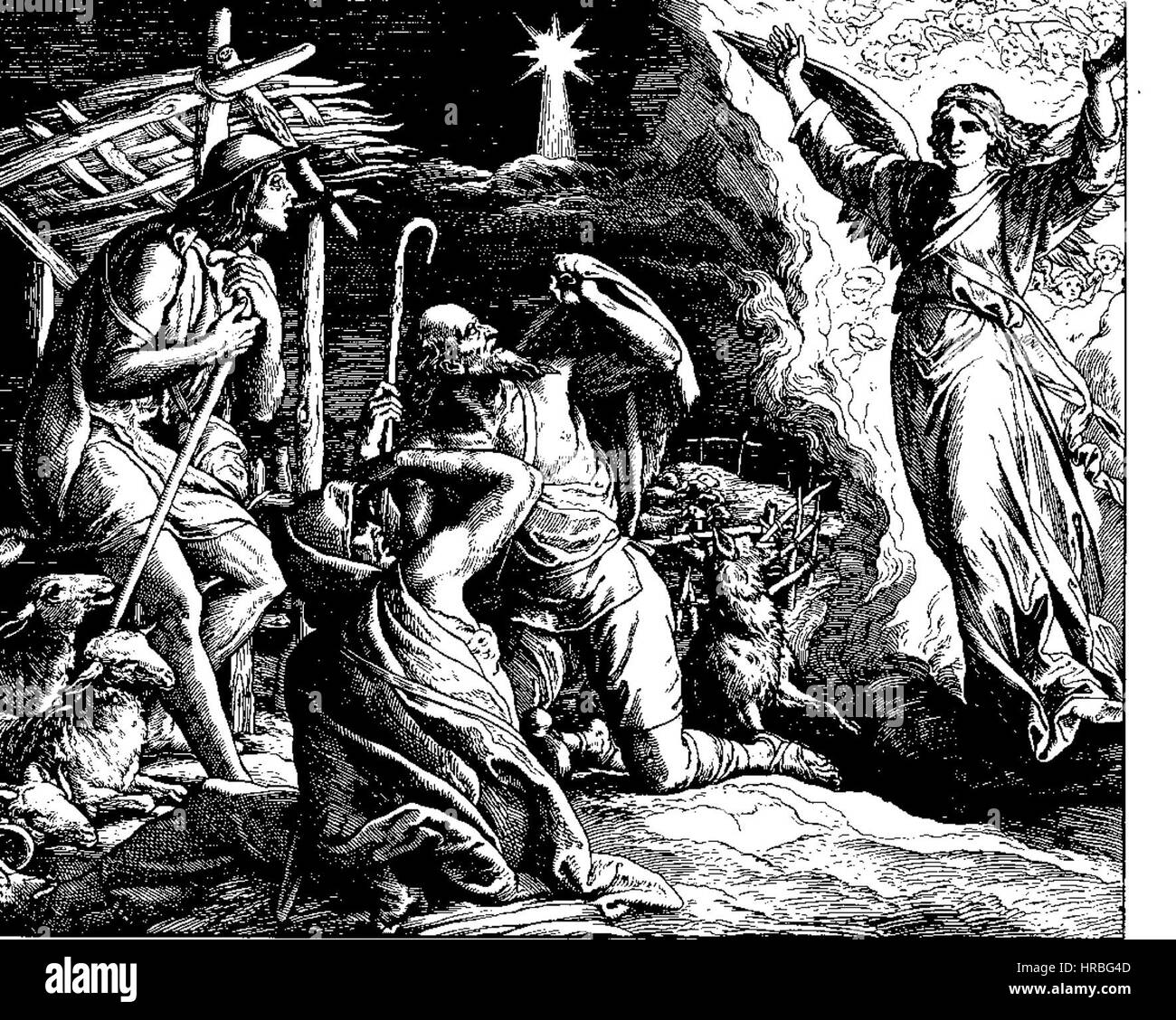 Schnorr von Carolsfeld Bibel in Bildern 1860 165 Stock Photo - Alamy