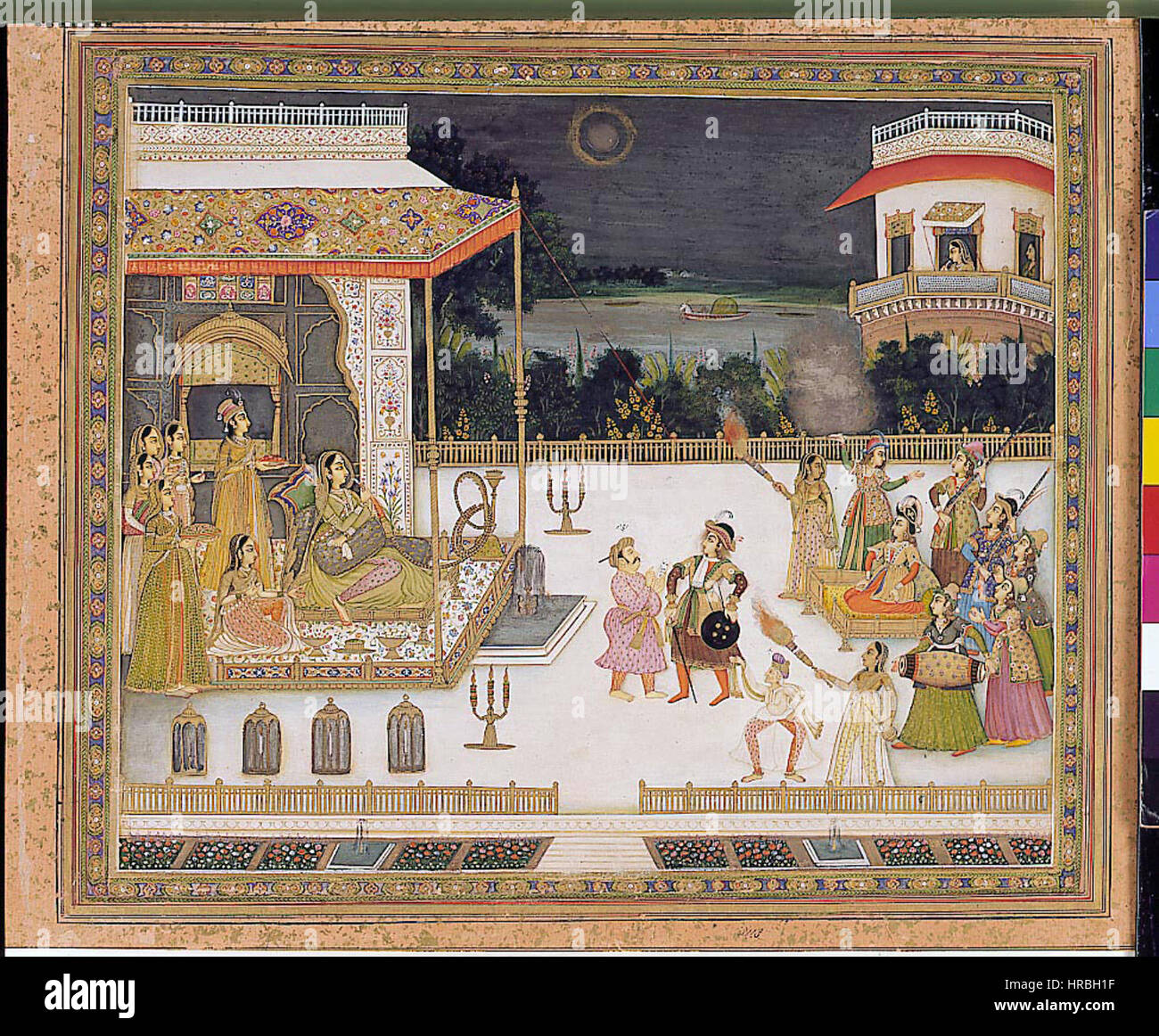 Queen Udham Bai entertained (6125050780 Stock Photo - Alamy