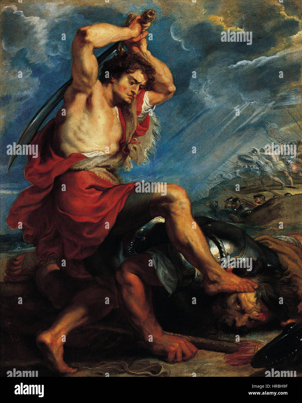 David slaying goliath hi-res stock photography and images - Alamy