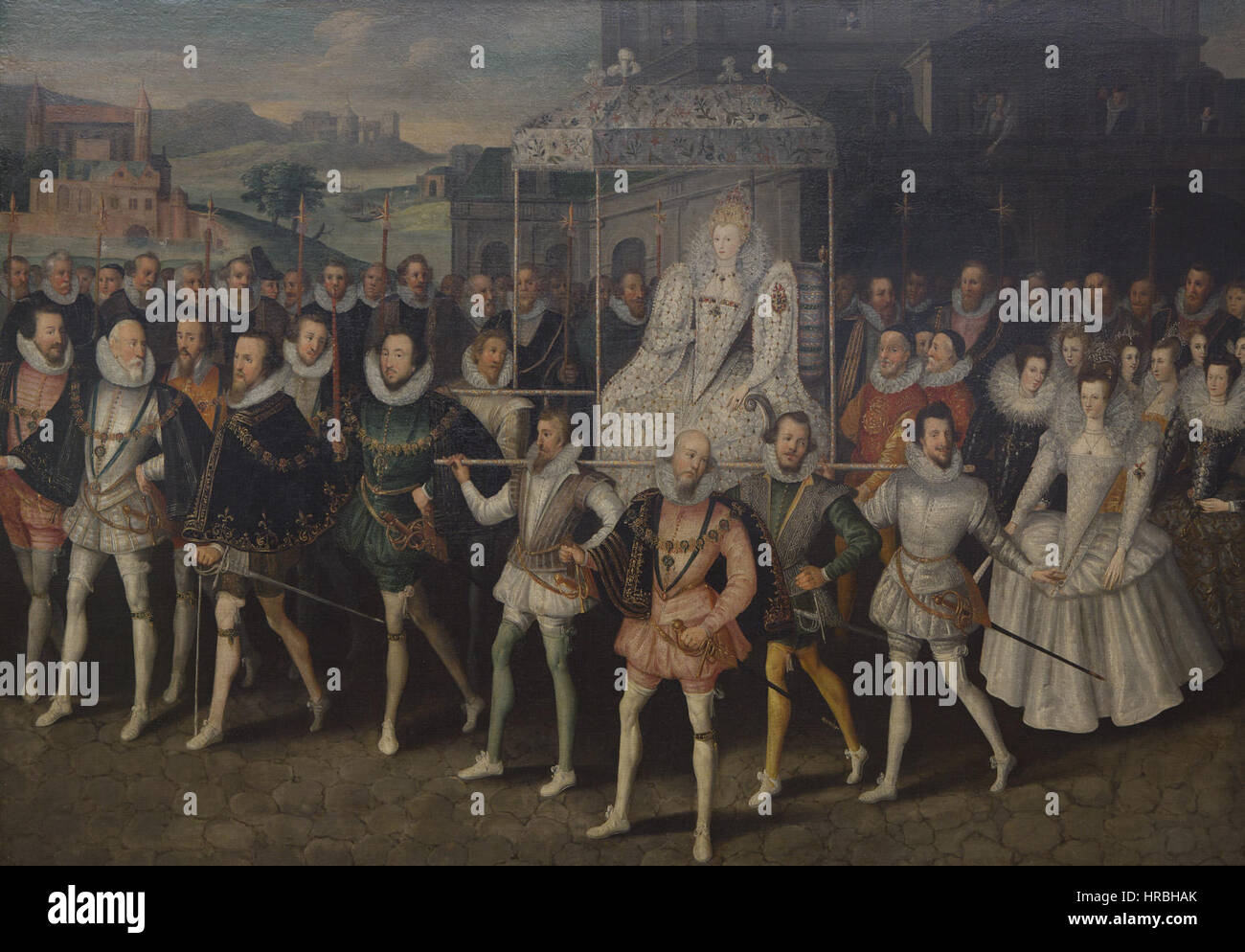 Procession Portrait of Elizabeth I Stock Photo - Alamy