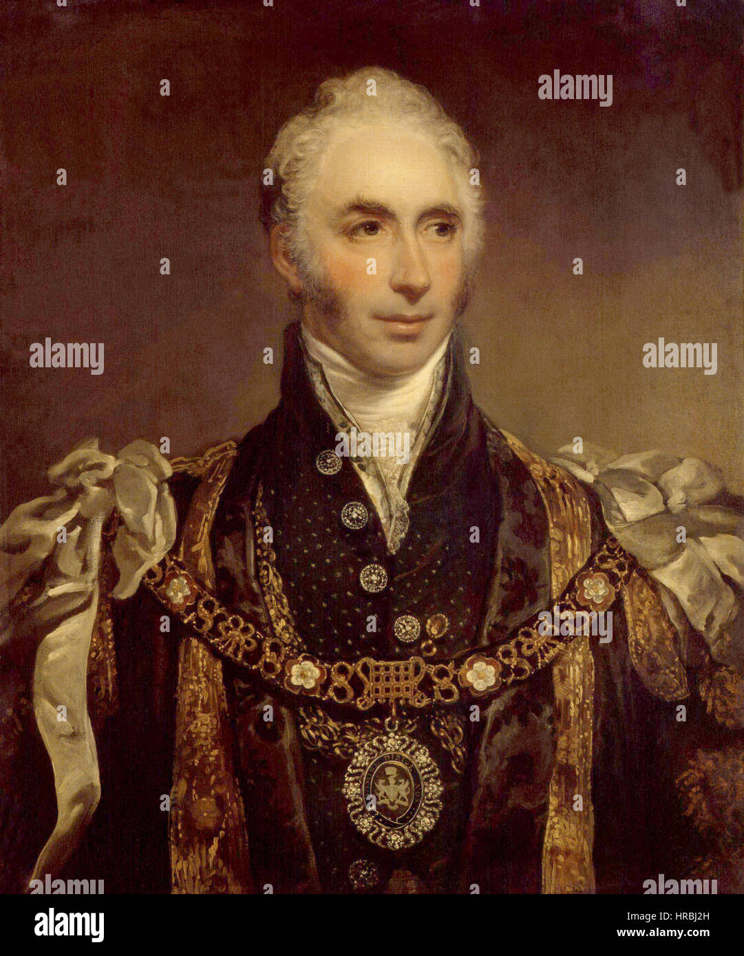 Sir Matthew Wood, 1st Bt by Arthur William Devis Stock Photo - Alamy