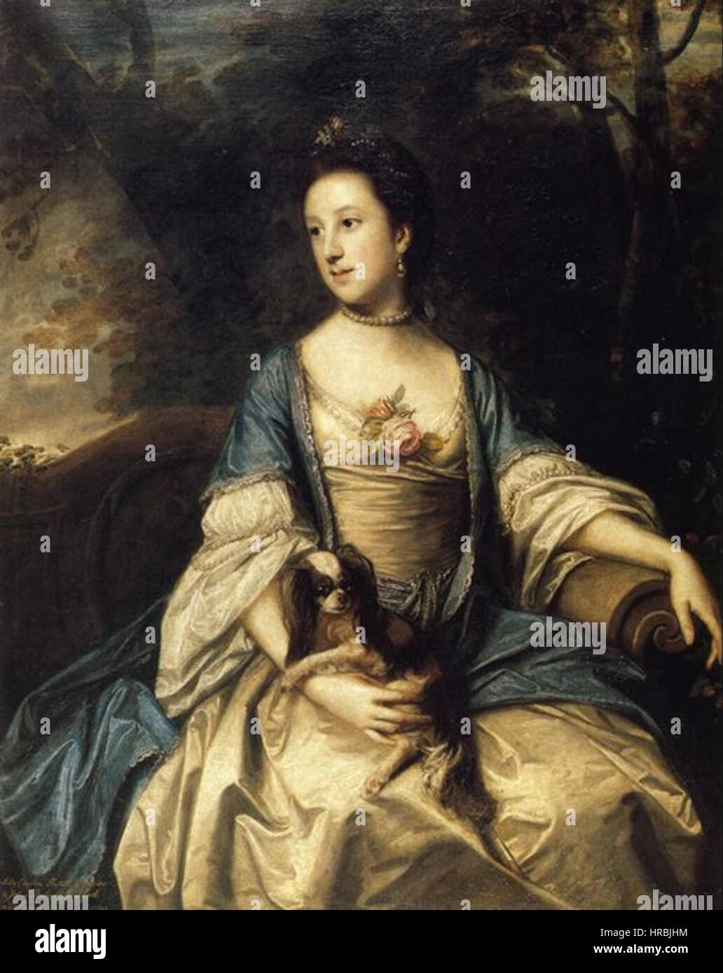 Reynolds- Caroline, Duchess of Marlborough Stock Photo - Alamy