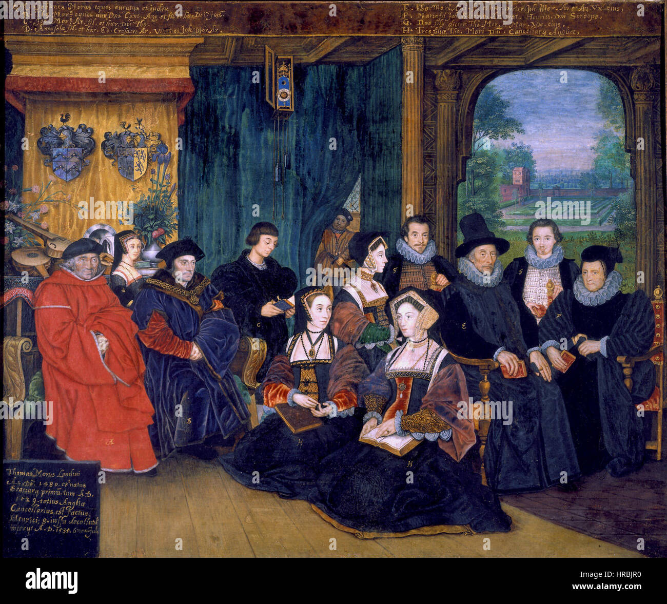 Thomas more family portrait hi-res stock photography and images - Alamy