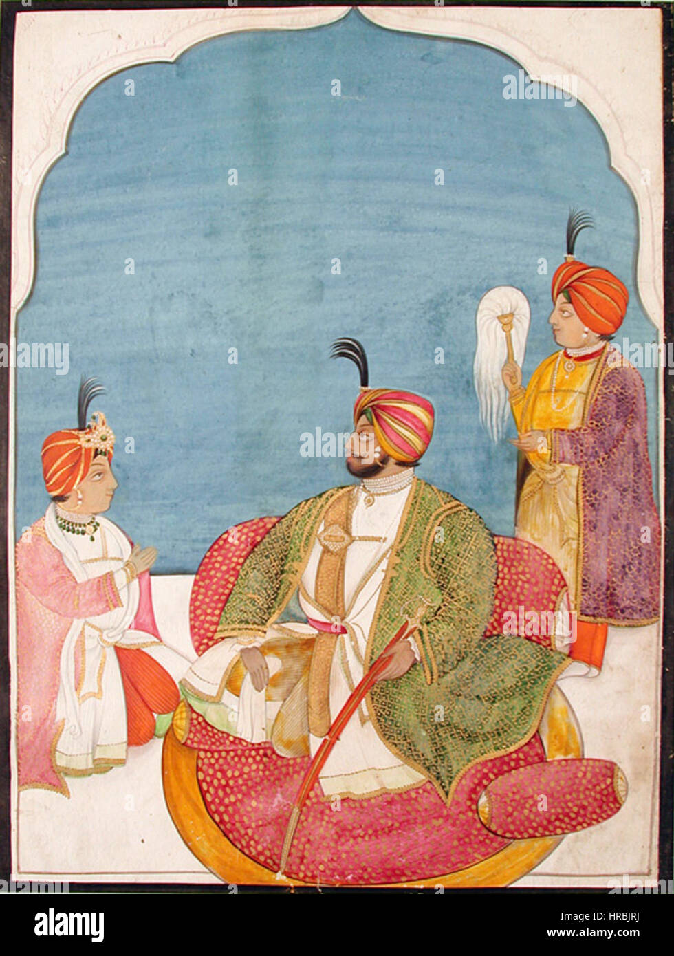 Raja Tikka Raghunath Singh and his brother Hardit Singh (6125132512 ...