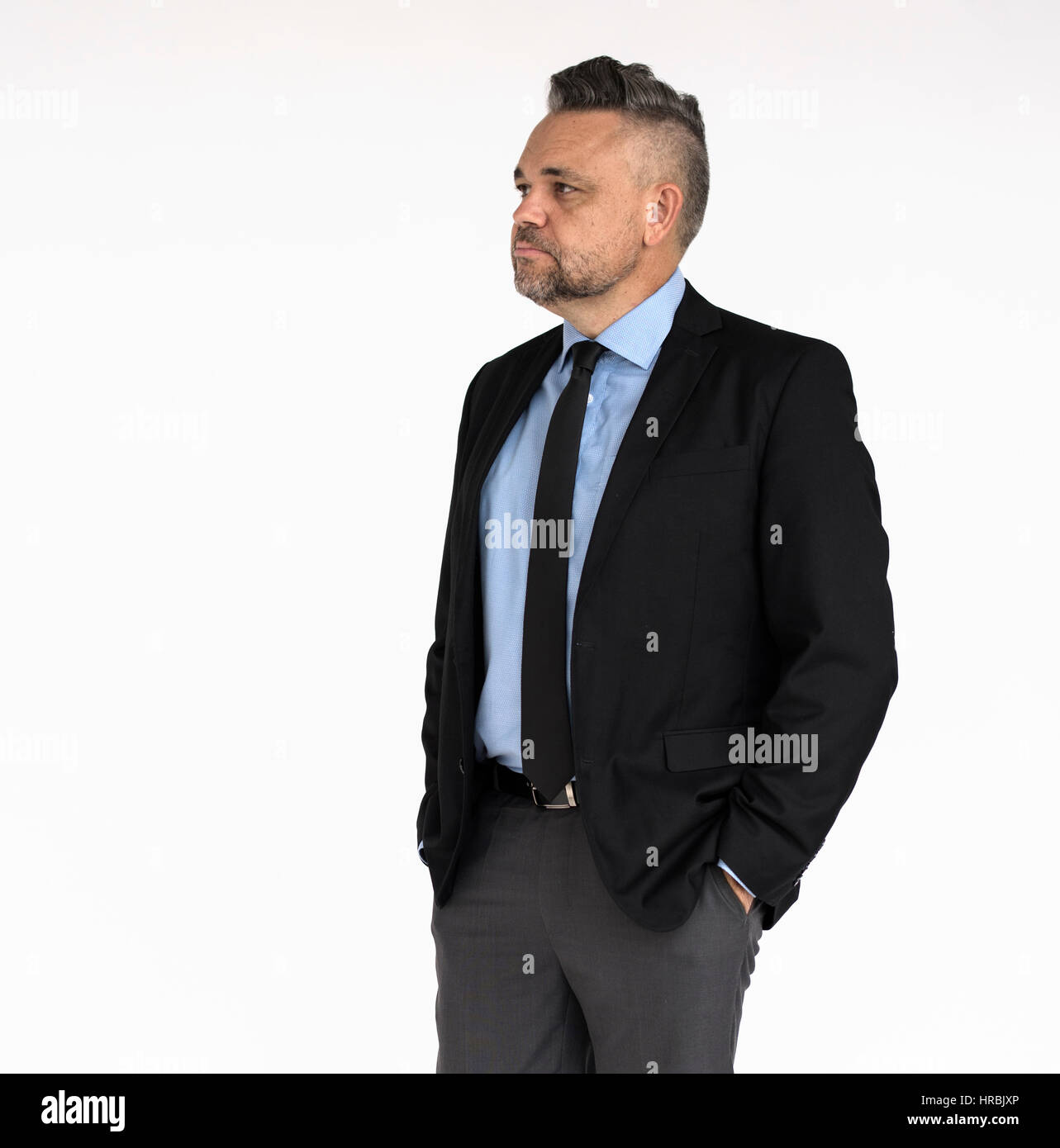 Businessman Portrait Studio Style Concept Stock Photo - Alamy