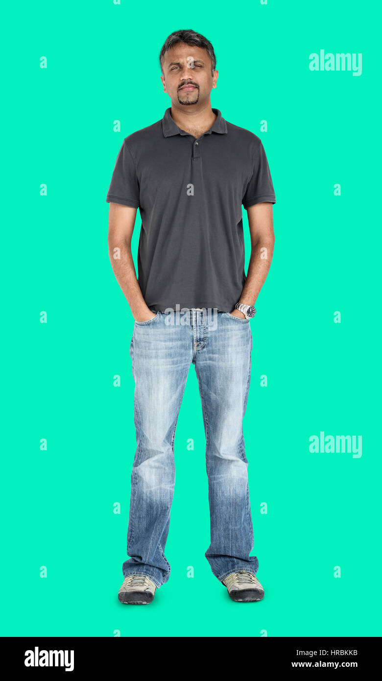 Man neutral pose full body hi-res stock photography and images - Alamy