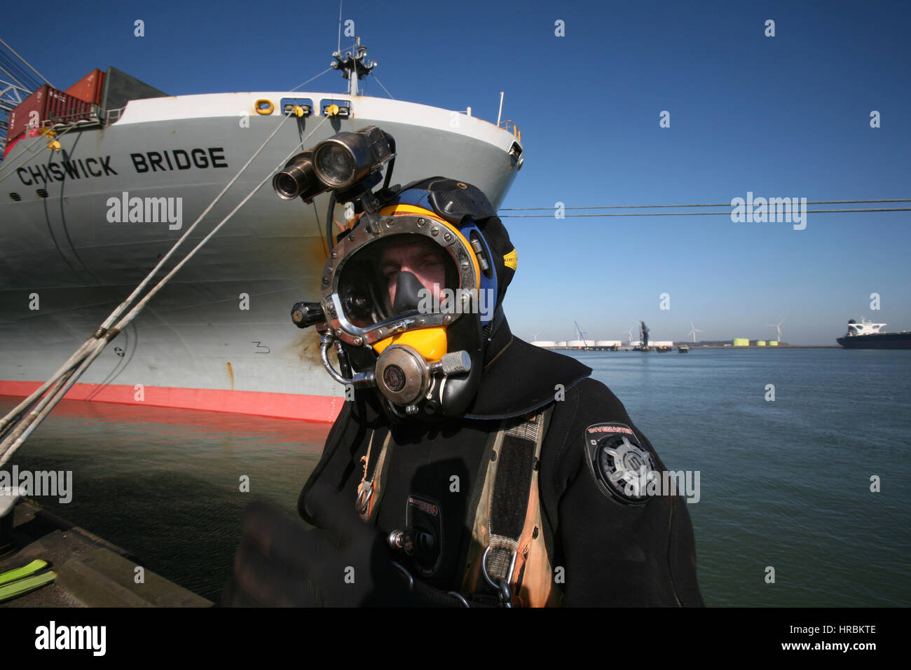 divers at work Stock Photo - Alamy