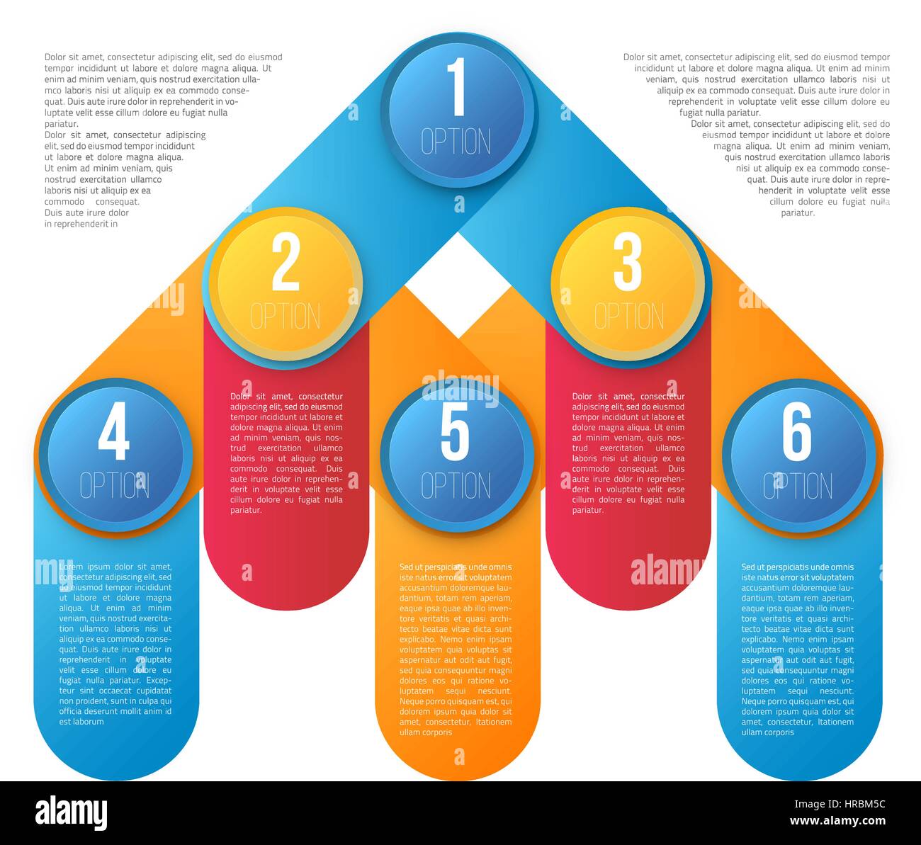 Infographics with steps or options Stock Vector Image & Art - Alamy