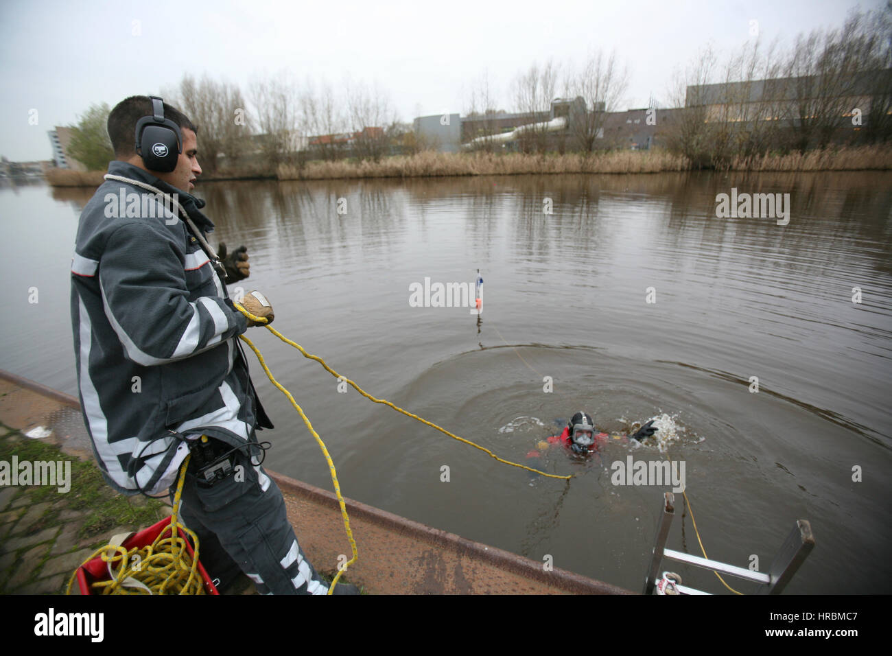 divers at work Stock Photo - Alamy