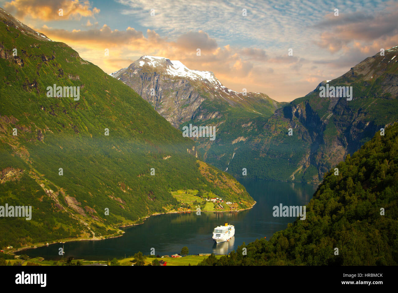 scenic landscapes of the northern Norwegian fjords Stock Photo - Alamy
